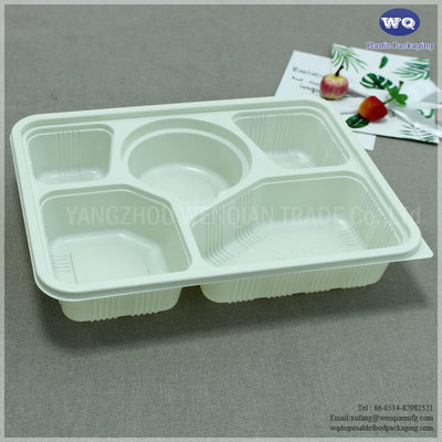 5-Coms Disposable Food Containers With Lids-Microwave, Freezer &amp; Dishwasher Safe Disposable Food Packaging Lunch Box supplier