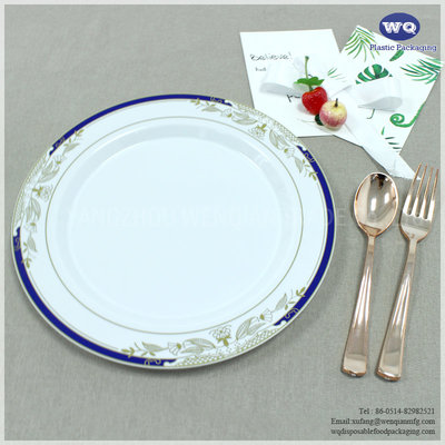 7.5 Inch/10 Inch Disposable Plastic Dinner Plate,High Heat Resistant Wholesale Plate,Round Plate For Dinner supplier