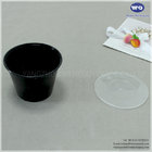 850ml Single Use PP Black Soup Bowl With Leak Proof Clear Lids-Disposable Soup Cups-Strong Disposable Bowls With Lids supplier