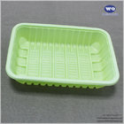Disposable Plastic Fruit And Vegetable Packing Tray,Reusable Food Containers meat plates,Microwave Catering Service Tray supplier