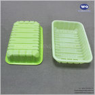 Disposable Plastic Fruit And Vegetable Packing Tray,Reusable Food Containers meat plates,Microwave Catering Service Tray supplier