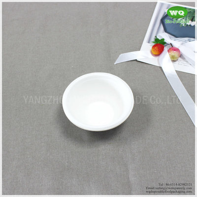 8oz(220ml) Biodegradable Soup Bowl With Waterproof Agent-Factory Wholesale Compostable Bagasse Bowl with time delivery supplier