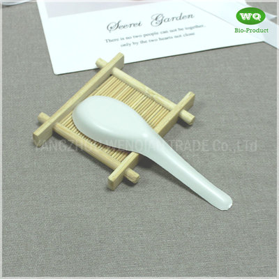 4.5 Inch Compostable Chinese Spoon,Customized Durable Disposable Utensils, Food Grade Plastic Cutlery Biodegradable supplier