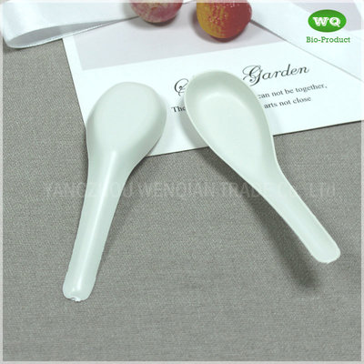 4.5 Inch Compostable Chinese Spoon,Customized Durable Disposable Utensils, Food Grade Plastic Cutlery Biodegradable supplier