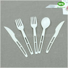 high quality 6 Inch Disposable Nature Color PLA Cutlery Sets-New Product Ideas Eco Friendly Cutlery Knife Fork And Spoon supplier