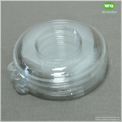 24oz Biodegradable Bagasse Bowl With Clear PET Lid, Eco-Friendly Natural Plant Fiber Pulp Salad Bowl Supplier &amp; factory supplier