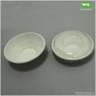32oz Biodegradable Sugarcane Pulp Bowl With Clear PET Lid Edge Trimming Sugarcane Bagasse Pulp  Salad Bowl With Lid supplier