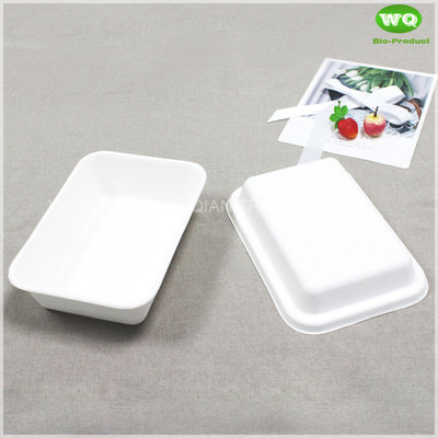 400ml Disposable Sugarcane Bagasse Potato Tray-High Quality Biodegradable Tableware/Disposable Sugarcane Tray Supplier supplier