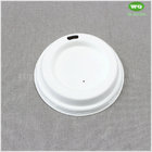 80mm/90mm Sugarcane Cup-Lid ,Leak-Proof Biodegradable Lids Of 8/12 Oz Branded Paper Coffee Cups And Water Drinking Cups supplier