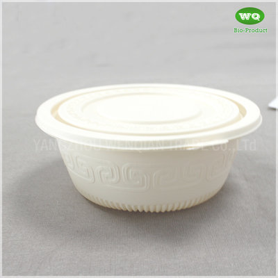 Eco-Friendly Material Corn Starch Bowls With Lids,Nature Colour Disposable Soup Bowls-Fast Food Package  Soup Bowls supplier