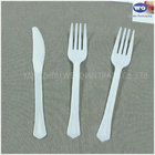 7 Inch White Cutlery Sets,Elegant Carved PS Knife Spoon Fork,China Factory Offered Disposable Spoon And Fork Knife supplier