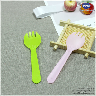 Colorful Disposable Cake Spork,Colorful Plastic Sporks For Birthday Wedding Party-Plastic Cutlery Sets Factory supplier