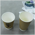13.5oz Disposable  Double Wall Paper Coffee Cups Custom Printed , Disposable To Go Coffee Portable Disposable Hot Cups supplier