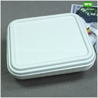 Biodegradable Sugarcane Pulp 3-Compartment Food Box-High Quality Plant Fiber Takeaway Food Container Supplier In China supplier