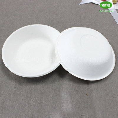 24oz Compostable Sugarcane Pulp Bowls- Wholesale astm d6400 Standard Biodegradable Bagasse pulp fast food package supplier