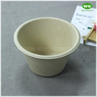 Easy Green Nature Color Disposable Use Paper Pulp Bowl With Lid - Leak Proof,Water And Oil Resistant Takeaway Container supplier