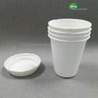 12 Oz Sugarcane Paper Coffee Cups Sturdy Disposable Hot And Cold Beverages Cups,Branded Paper Coffee Cups supplier