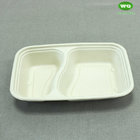 Biodegradable Unbleached Meal Box，In Stock Take Away Paper Food Container Biodegradable Square Box supplier