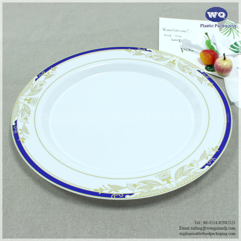 7.5 Inch/10 Inch Disposable Plastic Dinner Plate,High Heat Resistant Wholesale Plate,Round Plate For Dinner supplier