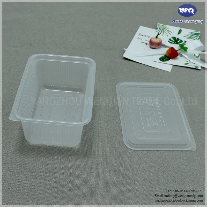 Clear Bento Lunch Boxes With Lids -Microwave Recyclable Food Containers-Food Grade PP Plastic Food Take Out Containers supplier