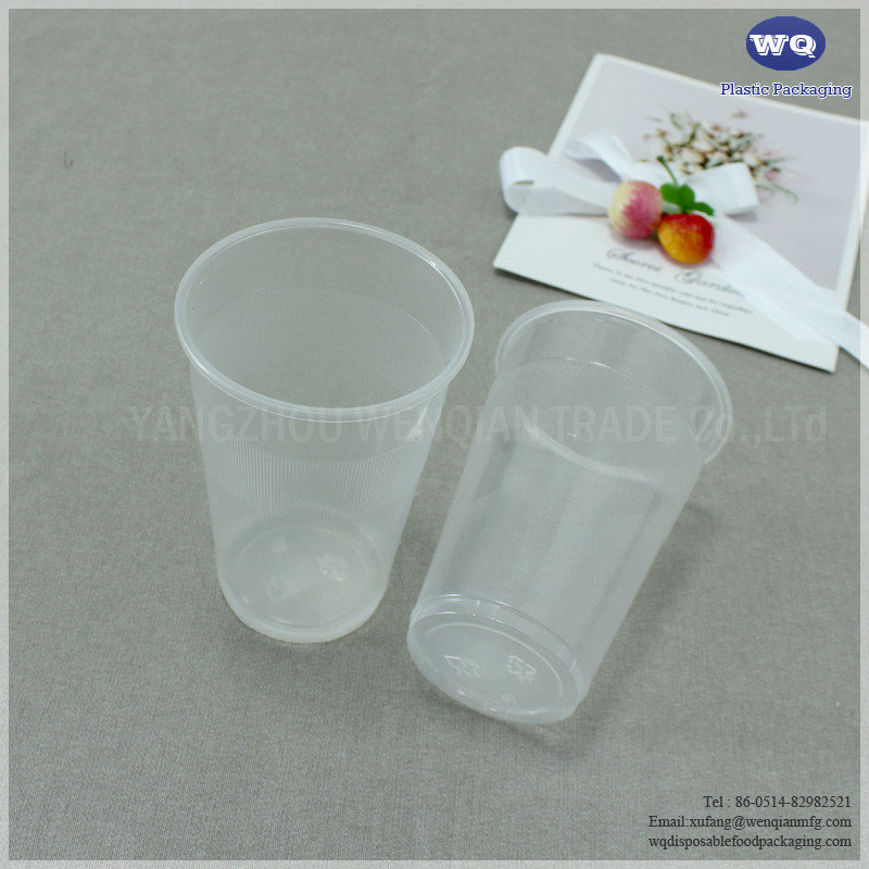 Disposable 16oz PP Plastic Clear Cups,Wholesale Transparent Blister Cup-Decorative Disposable Coffee Cups supplier