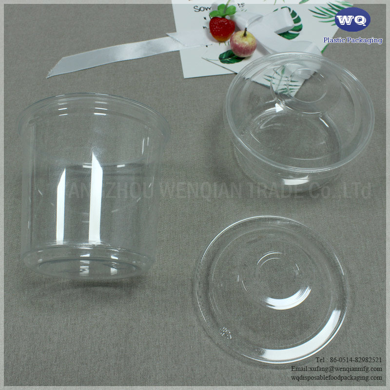 Disposable Food Serving Deli Container ,Hot Selling 32oz  Disposable Plastic Food PET Deli Containers With Dome Lid supplier