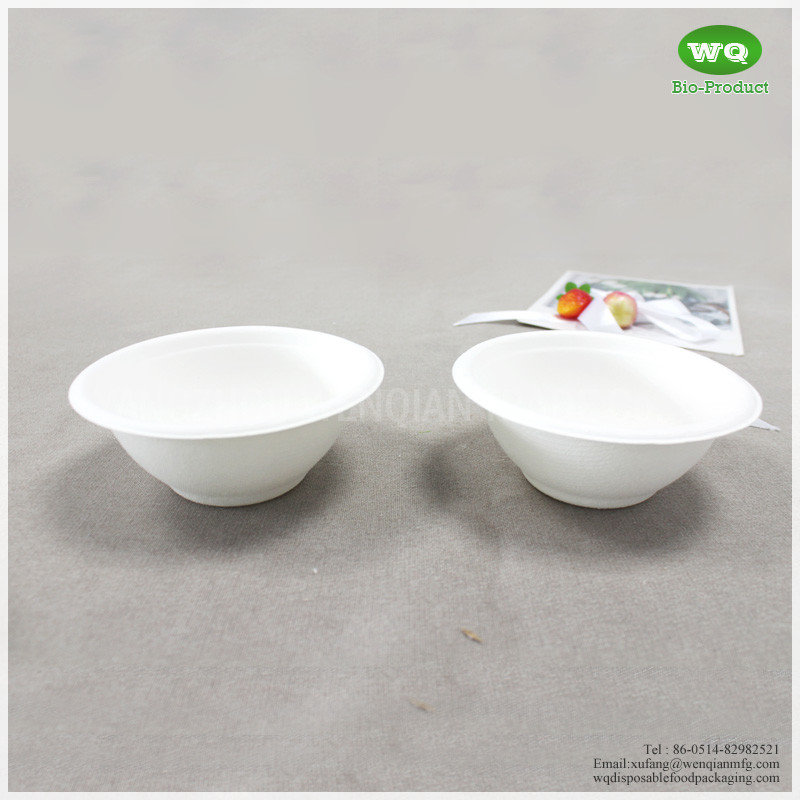 8oz(220ml) Biodegradable Soup Bowl With Waterproof Agent-Factory Wholesale Compostable Bagasse Bowl with time delivery supplier