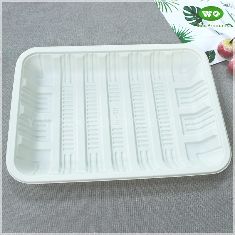 Eco-Friendly Bioplastic Meal Tray Variety Of Sizes Available-Manufacturer And Supplier Of Biodegradable PP Food Tray supplier
