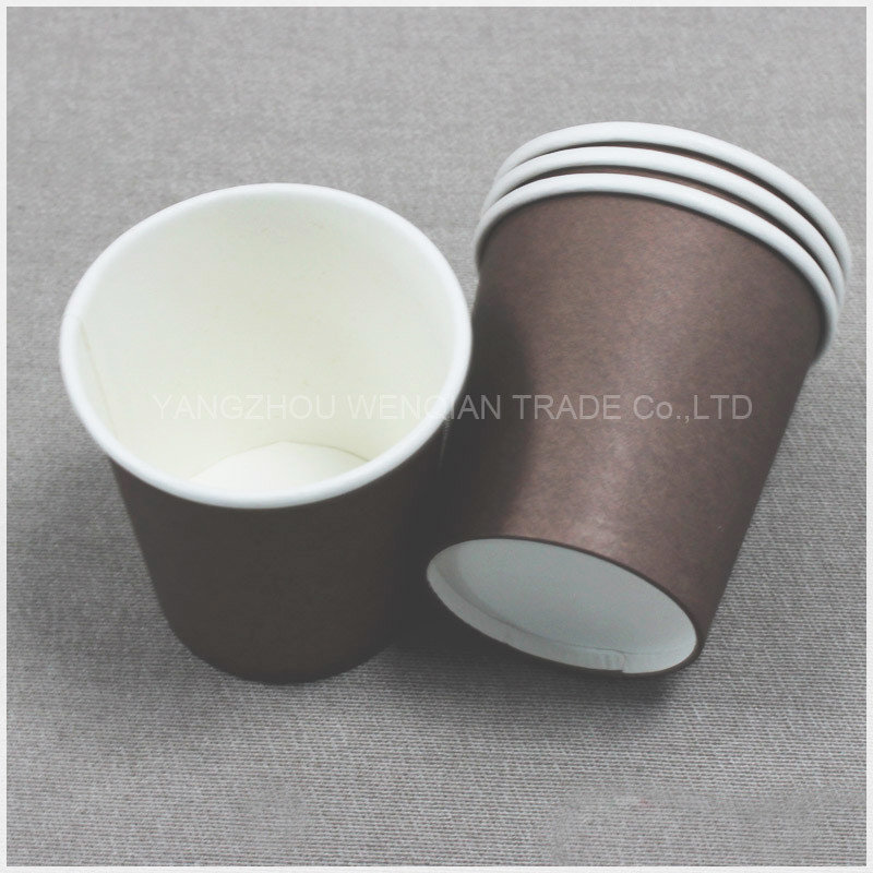 Wholesale Disposable Brown 3oz Single Wall Cup,Paper Cups For Coffee,Brown Paper Coffee Cups,Bulk Paper Coffee Cups supplier